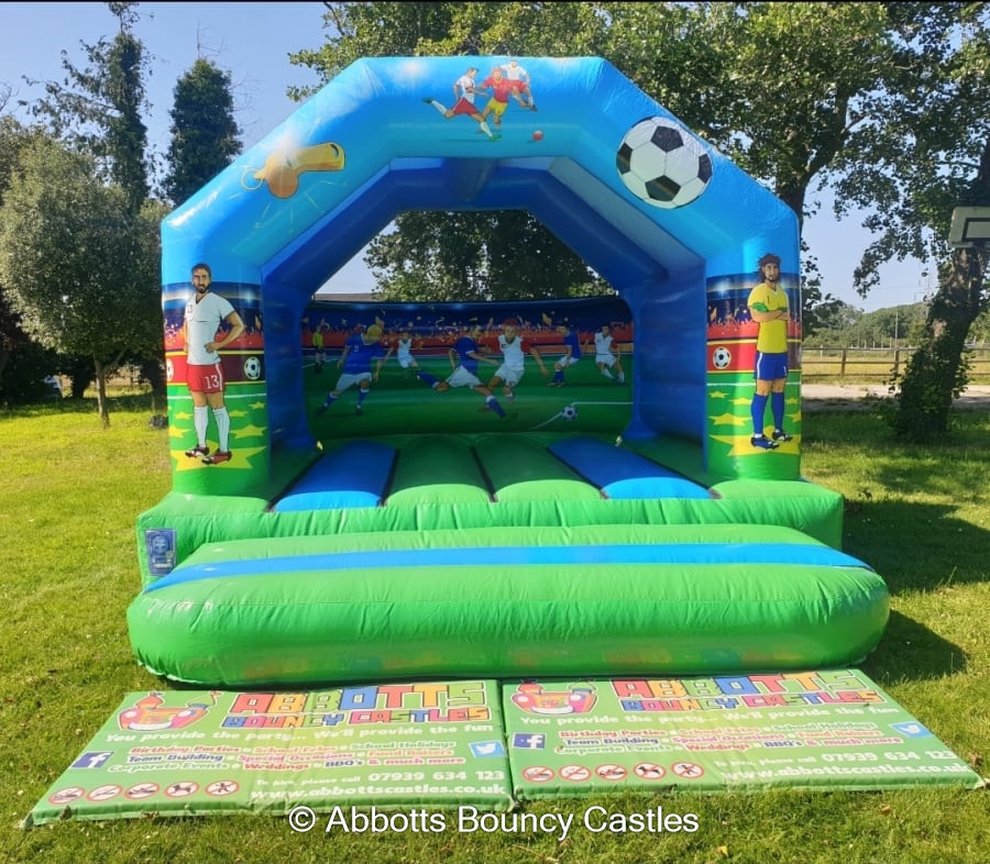 Football Themed Inflatables - Bouncy Castle, Disco Dome, Soft Play ...