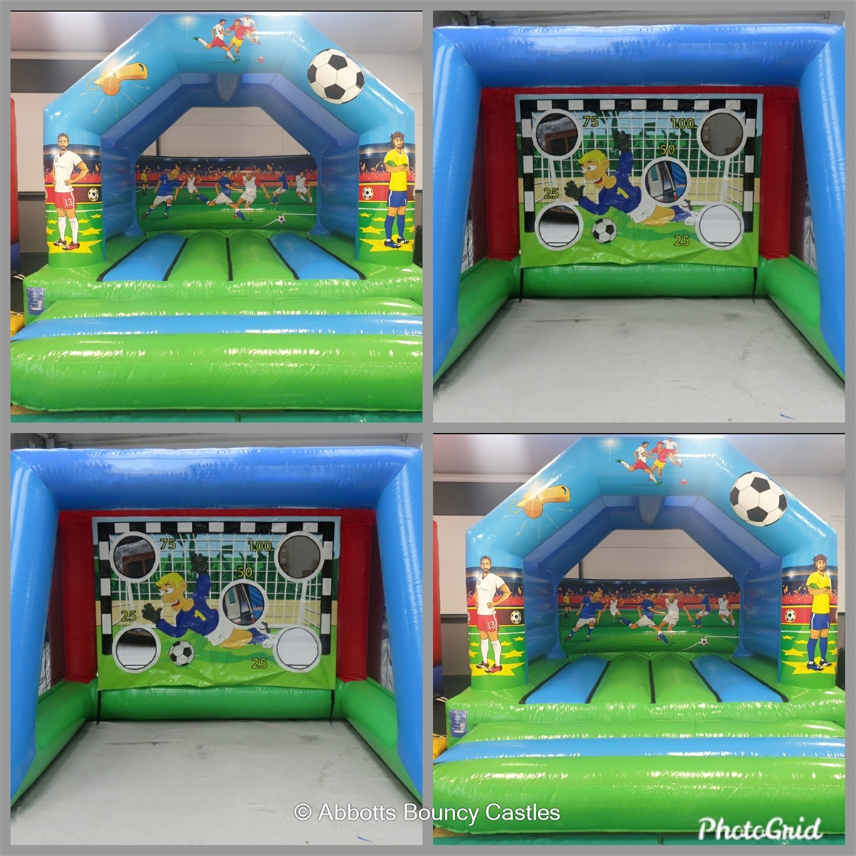 Football Themed Inflatables - Bouncy Castle, Disco Dome, Soft Play ...