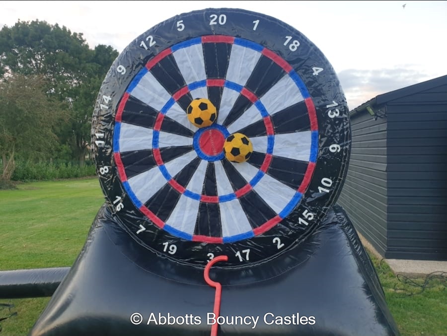 Footdarts Football Dart Board - Bouncy Castle, Disco Dome, Soft Play ...