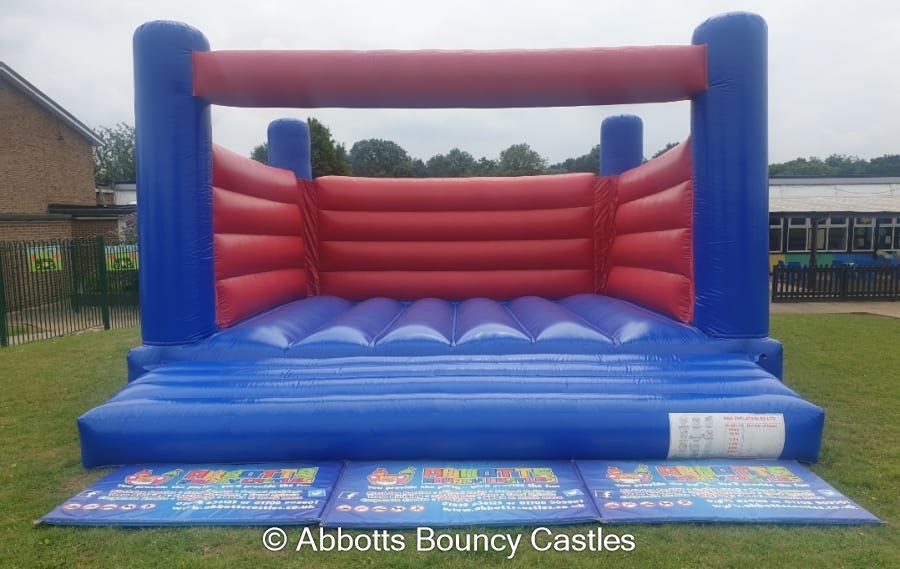 Supersize Red and Blue Bouncy Castle - Bouncy Castle, Disco Dome, Soft ...